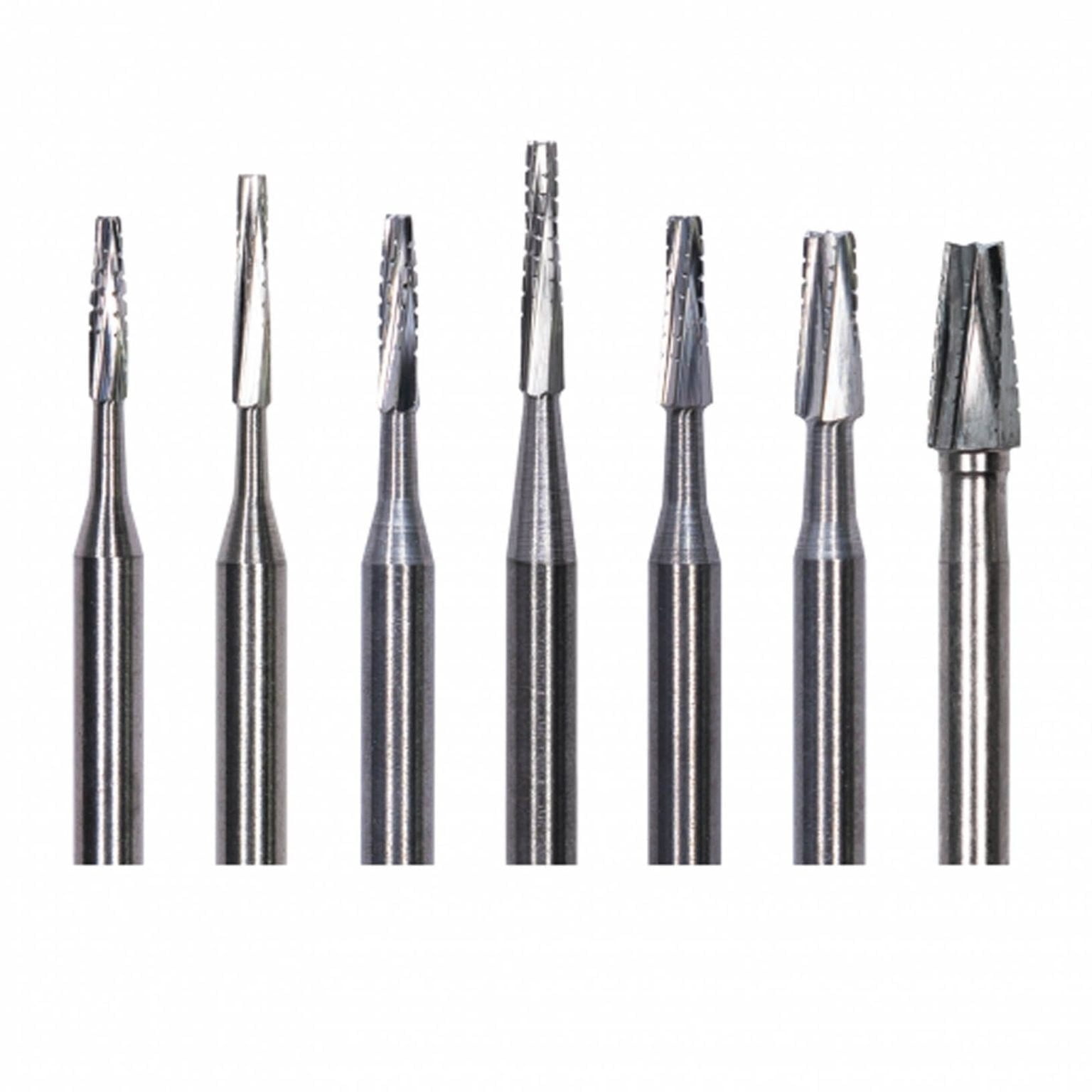 Carbide Tapered Fissure Burs - The Sculpting Studio